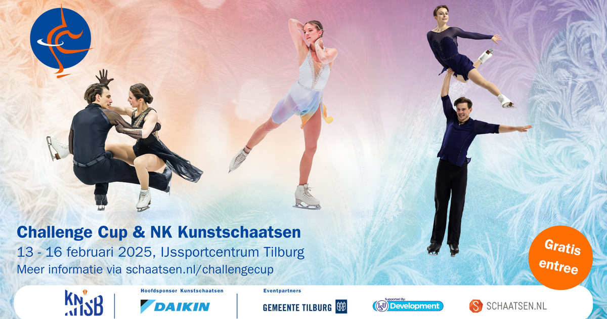 Challenge Cup en NK Kunstschaatsen opnieuw in Tilburg | KNSB